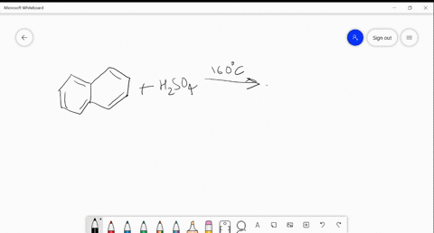 SOLVED: Naphthalene on treatment with concentrated sulphuric acid above ...