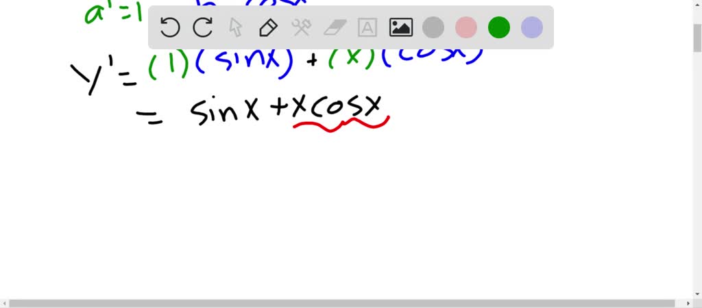 SOLVED:Find y^'' for the following functions. y=x sinx