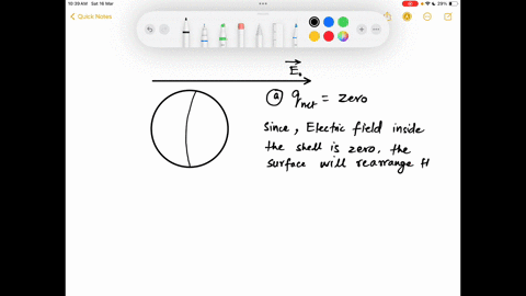 ⏩SOLVED:An insulated, spherical, conducting shell of radius a is in ...