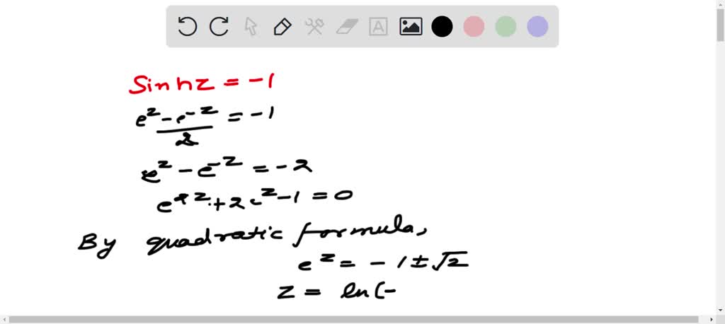 Find all the zeros of sinhz and coshz. | Numerade