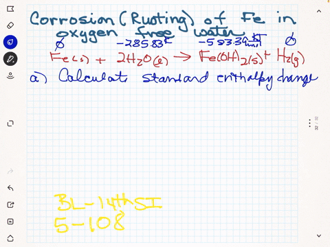 SOLVED:The equation for the reaction of iron and oxygen gas to form ...