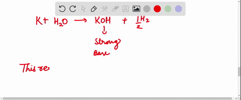 SOLVED:What happens, when a fire caused by potassium in the laboratory ...