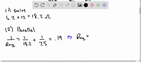 SOLVED:Consider the circuit shown in Figure 21-36 . Find the current ...