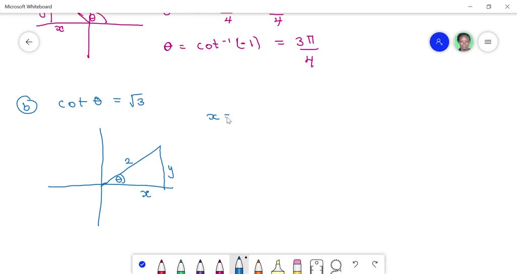 SOLVED:Use reference triangles in an appropriate quadrant, as in Example 1, to find the angles ...