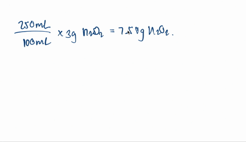 ⏩SOLVED:Drug stores sell 3 % aqueous hydrogen peroxide that is used ...