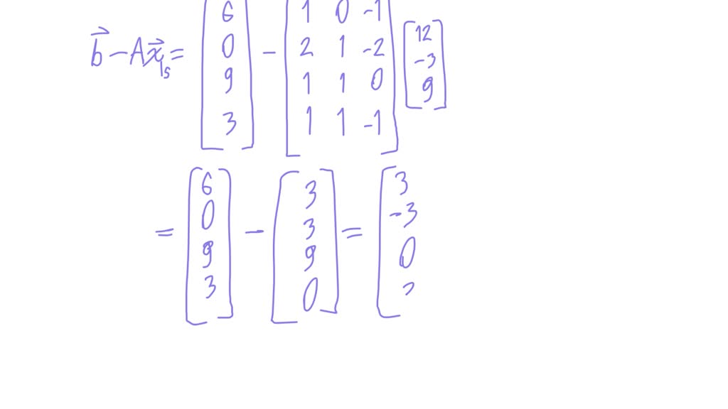 SOLVED:Determine the error vector associated with the least-squares ...