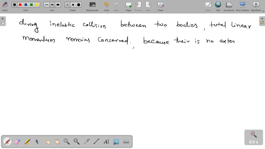 For inelastic collision, between two spherical rigid bodies: (UPSEE ...