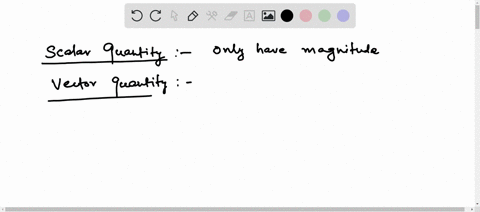SOLVED:Which of the following are scalar quantities, which are vector ...