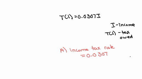 ⏩SOLVED:The following table shows the income tax T owed in a certain ...