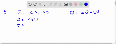 ⏩SOLVED:Write each vector below as a combination of the vectors u⃗… | Numerade