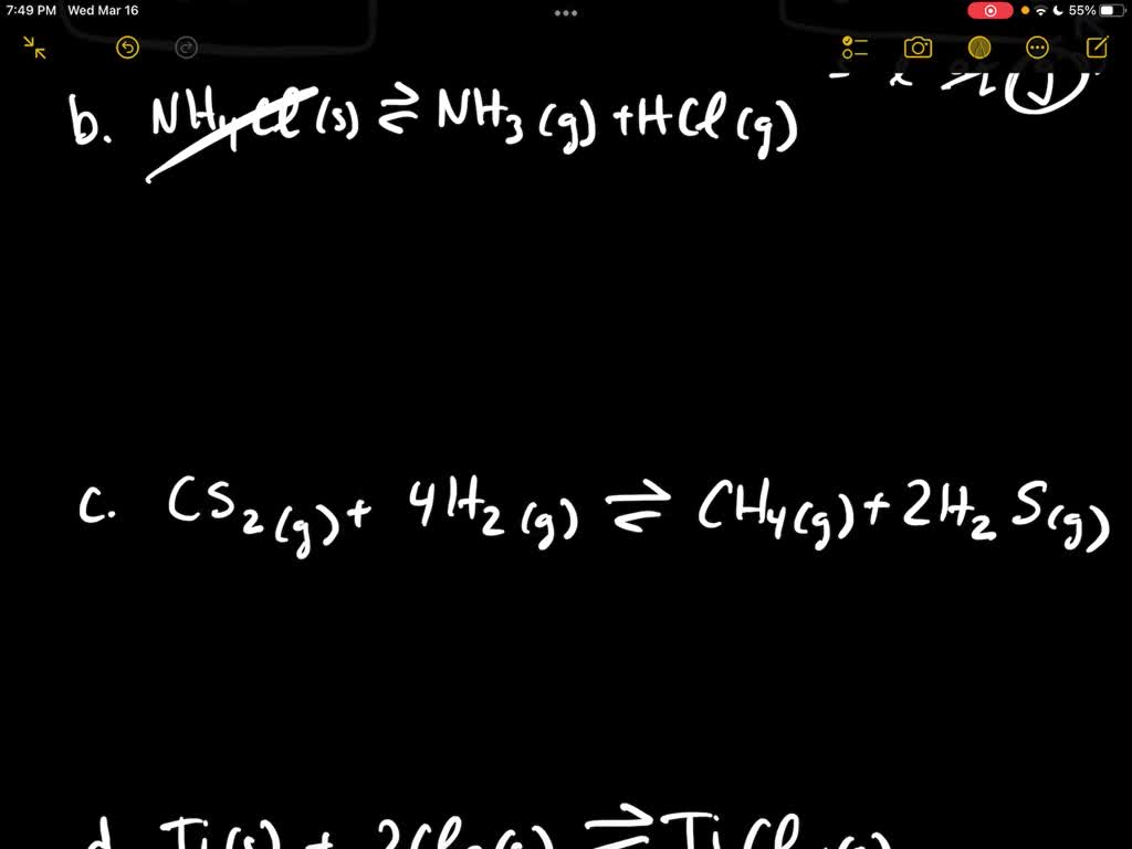 SOLVED: The correct balanced chemical equation for the reaction at ...