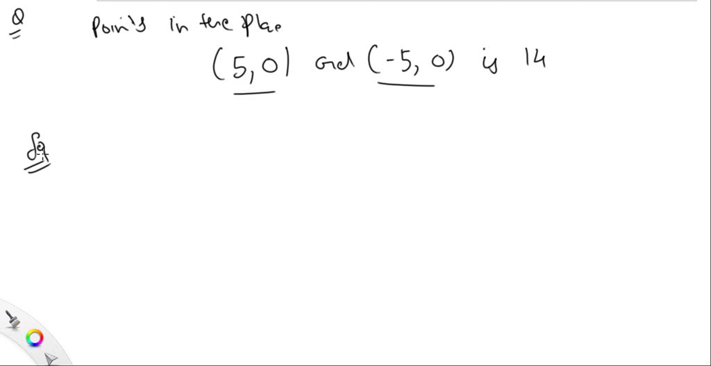 SOLVED:Solve each problem. Identify the type of conic section ... SOLVED:Solve each problem. Identify the type of conic section ...