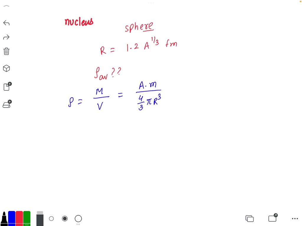 SOLVED:An average dimension for the radius of an atom is 1.0 ×10^-8 cm ...