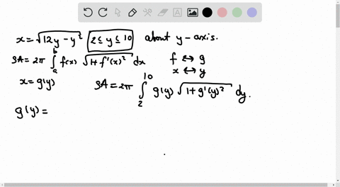 SOLVED:Computing surface areas Find the area of the surface generated ...