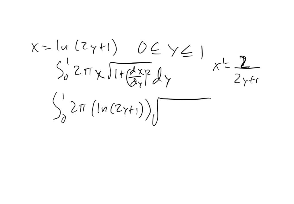 The given curve is rotated about the x -axis. Set up, but do not evaluate, an integral for the ...
