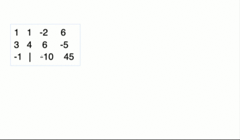 SOLVED:The system of linear equations has a unique solution. Find the solution using Gaussian ...