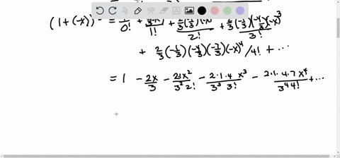 ⏩SOLVED:Use the binomial series to expand the function as a power… | Numerade