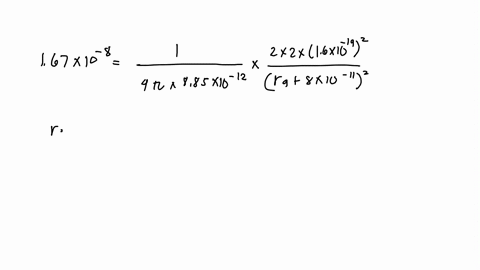SOLVED: The force of attraction between a divalent cation and a ...