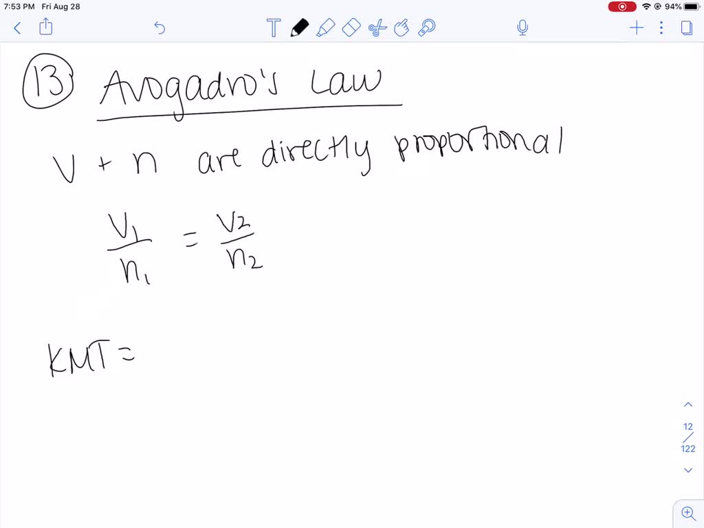 ⏩SOLVED:What is Avogadro's law? Explain Avogadro's law from the… | Numerade