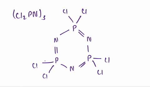 SOLVED:Write the Lewis structures for (a) (Cl2 PN)3 (b) (Cl2 PN)4