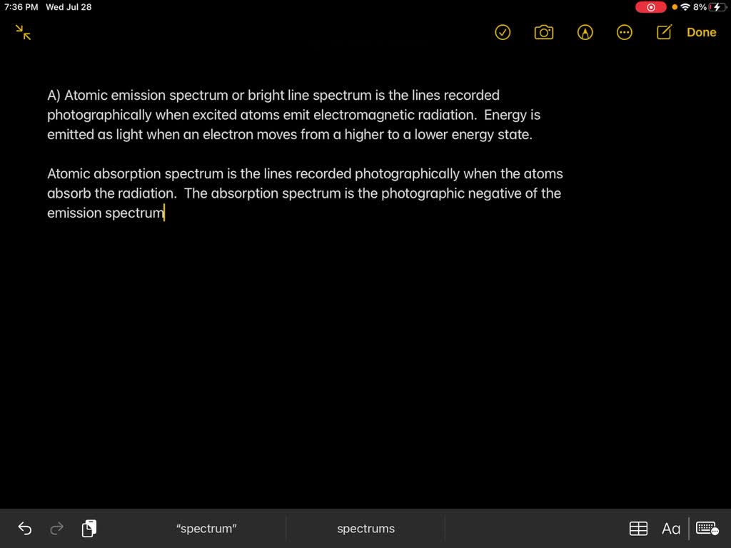 SOLVED:(a) Distinguish between an atomic emission spectrum and an ... SOLVED:(a) Distinguish between an atomic emission spectrum and an ...