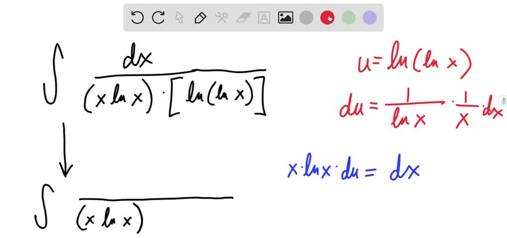 SOLVED:Find ∫(d x)/((x lnx)[ln(lnx)]).