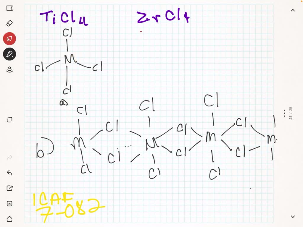 SOLVED:Consider the compounds titanium tetrachloride (TiCl4) and ...