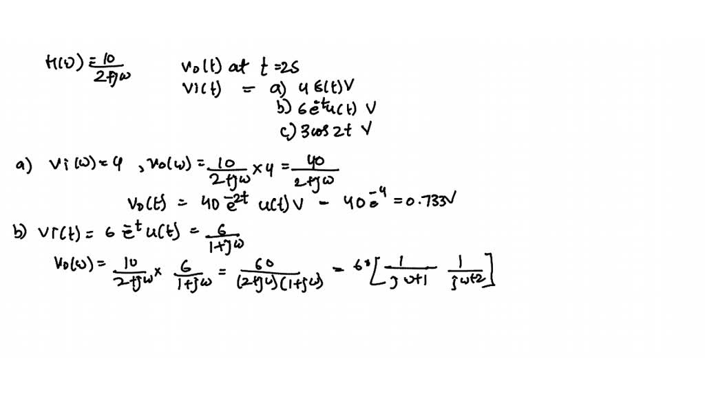 Solveda Continuous Time Linear System S With Input Xt And Output Yt Yields The Following 1965