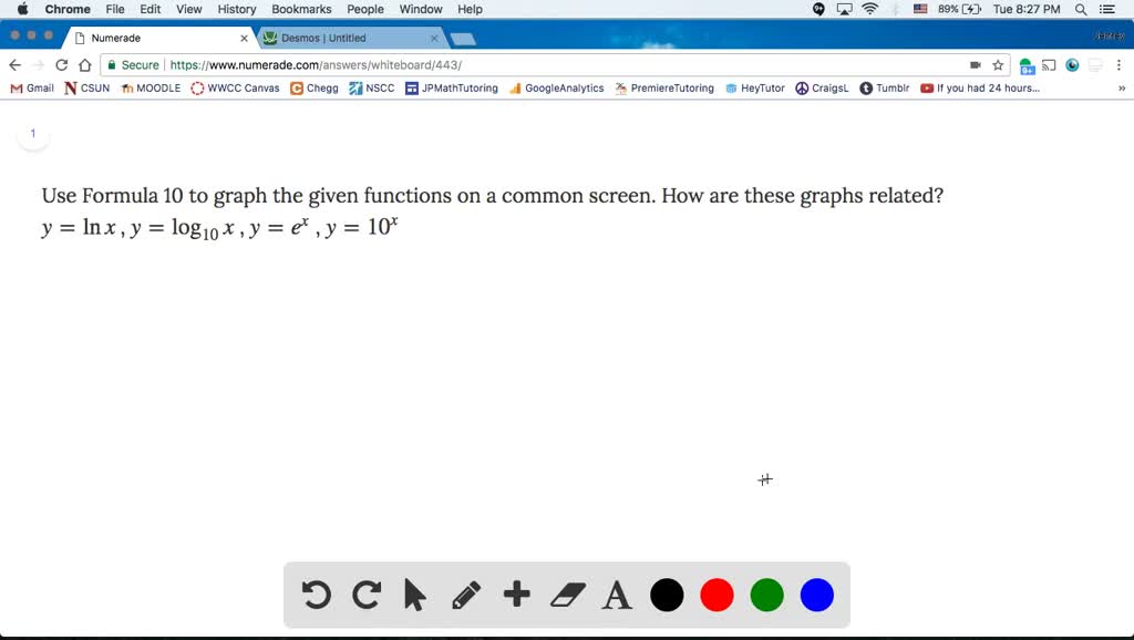SOLVED Use Formula 10 To Graph The Given Functions On A Common Screen