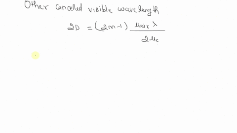 SOLVED:A thin layer of SiO, having an index of refraction of 1.45, is used as a coating on ...