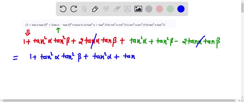 ⏩SOLVED:a) They are equal ( tanα=2 and tanβ=3 ). b) θ =β-α tanθ… | Numerade
