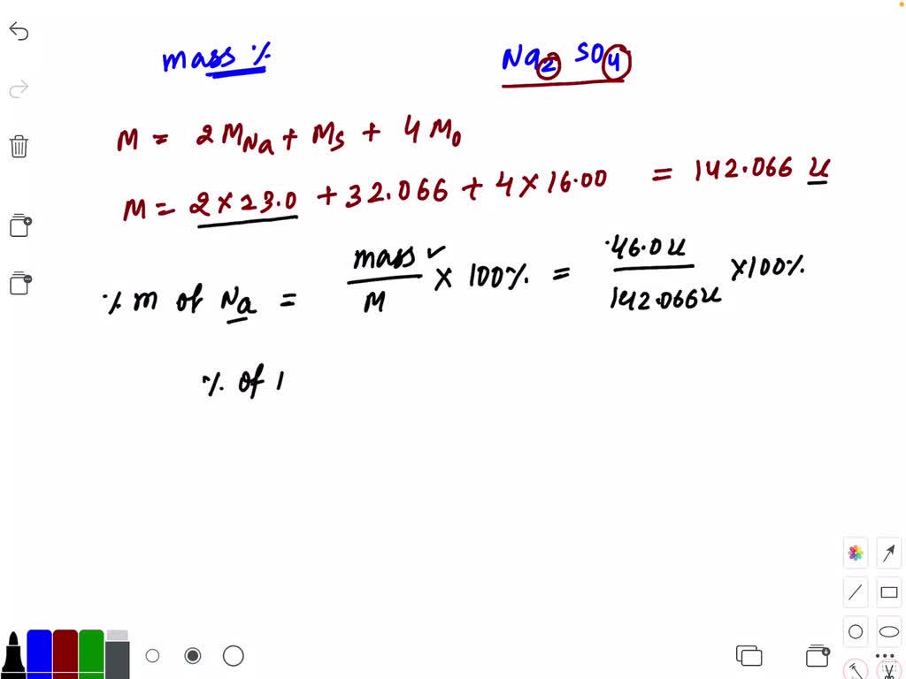 SOLVED calculate The Molar Mass f Sodium Sulfate SOLVED calculate The Molar Mass f Sodium Sulfate