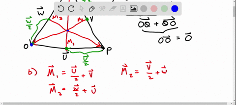 SOLVED:Medians of a triangle- coordinate free Assume that 𝐮, 𝐯, and 𝐰 ...