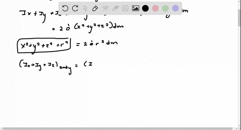 Given a homogeneous body of mass m and of arbitrary shape...