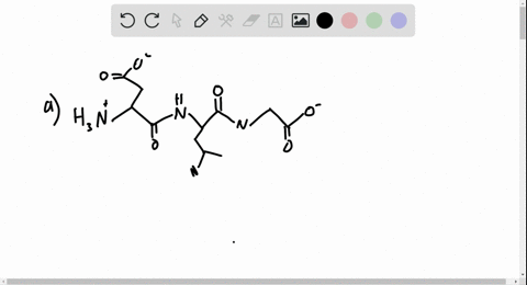 SOLVED:Draw the structure of each of the following tripeptides: (a ...