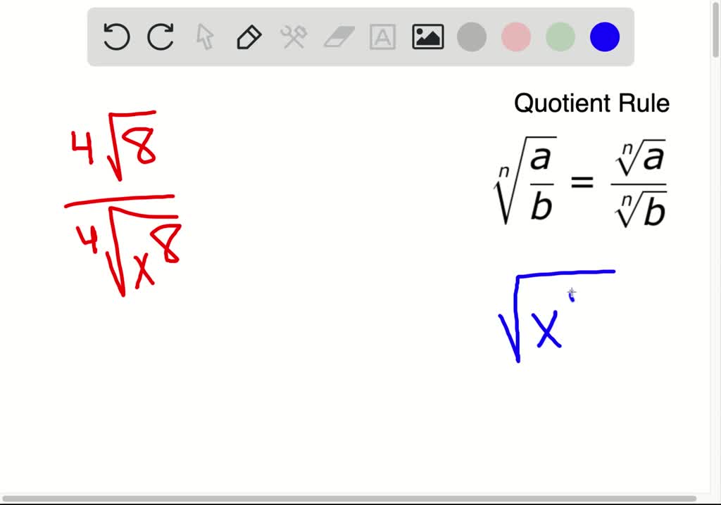 SOLVED Use The Quotient Rule To Simplify See Examples 2 And 3 sqrt 