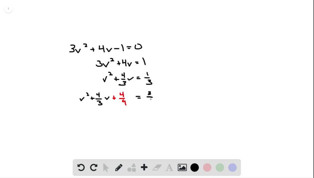 SOLVED:Find all real or imaginary solutions to each equation. Use the method of your choice. 3 v ...