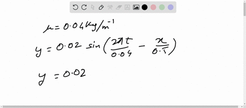 ⏩SOLVED:If the equation of a wave in a string having linear mass ...