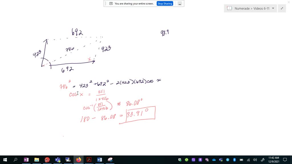 SOLVED: Solve each problem. Two forces of 692 newtons and 423 newtons ...