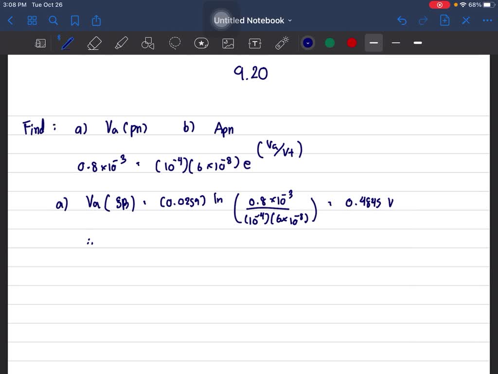 SOLVED:The reverse-saturation currents of a Schottky diode and a pn ...