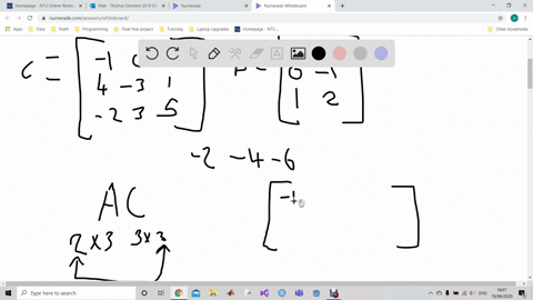SOLVED:Determine which of the following matrices have the same row ...