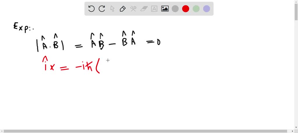 SOLVED:Find the commutator of the operators (a) x d / d x and x^2 d / d ...