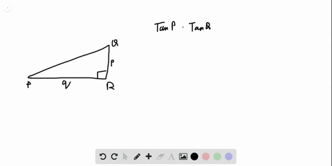SOLVED:a. Given: P Q R ; ∠R is a right angle. Prove: tanP ·tanQ=1. b. If tan32^∘ ≈(5)/(8), find ...