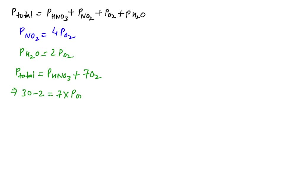 SOLVED:Assume that the decomposition of HNO3 can be represented by the ...