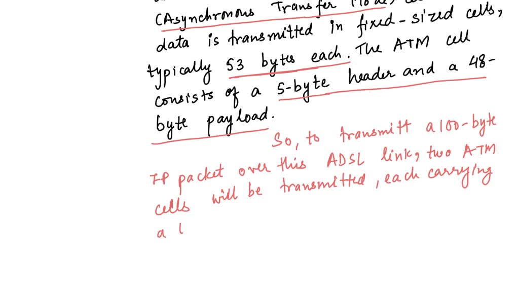 An IP packet consists of 20 bytes of header and 1500 bytes of payload ...