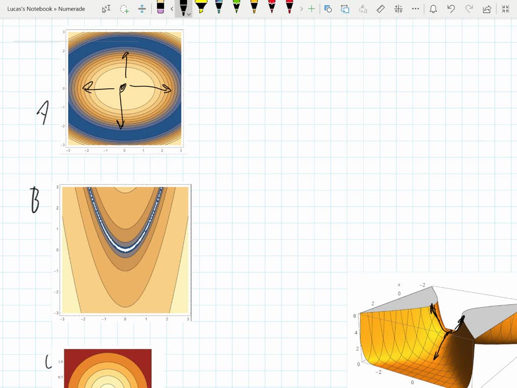 SOLVED:Match the graph of the surface with one of the contour maps. [The contour maps are ...
