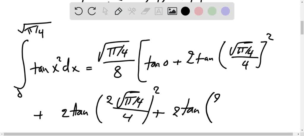 The diagram shows a sketch of the curve with equation y=√(1+tanx), 0 ⩽x ...
