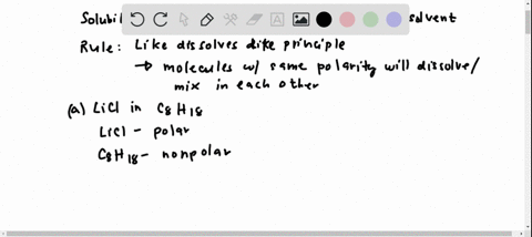 SOLVED:Consider the following solutions. In each case, predict whether ...