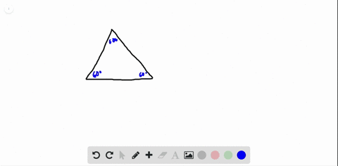 SOLVED:CONSTRUCTION Exercises 21-24, copy the triangle with the given ...