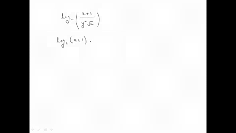 SOLVED:Expand into sums and/or differences of logarithms. Assume all variables represent ...